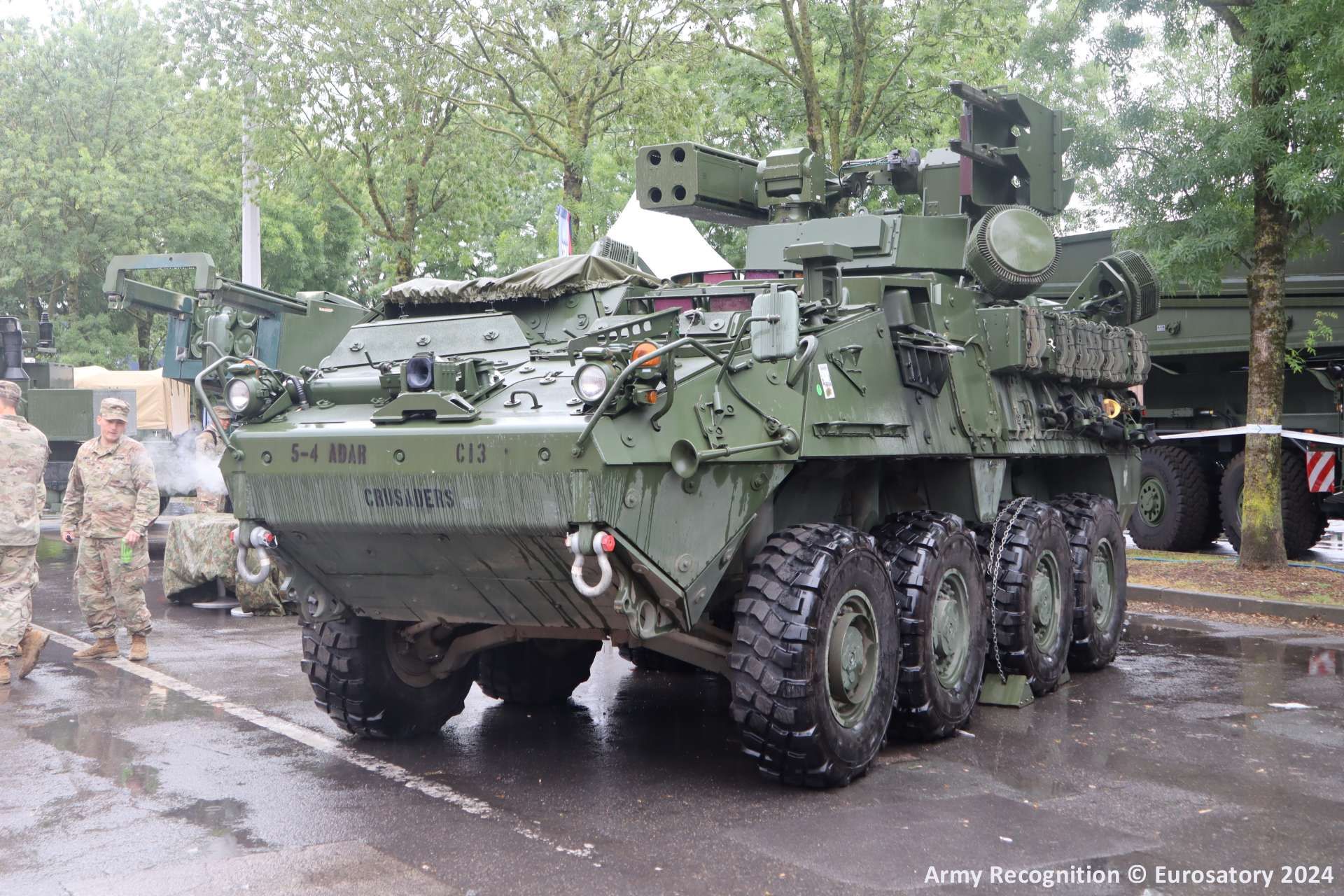 Leonardo DRS and BlueHalo reveal new laser-armed Stryker C-UAS DE to intercept drones up to 463 km/h